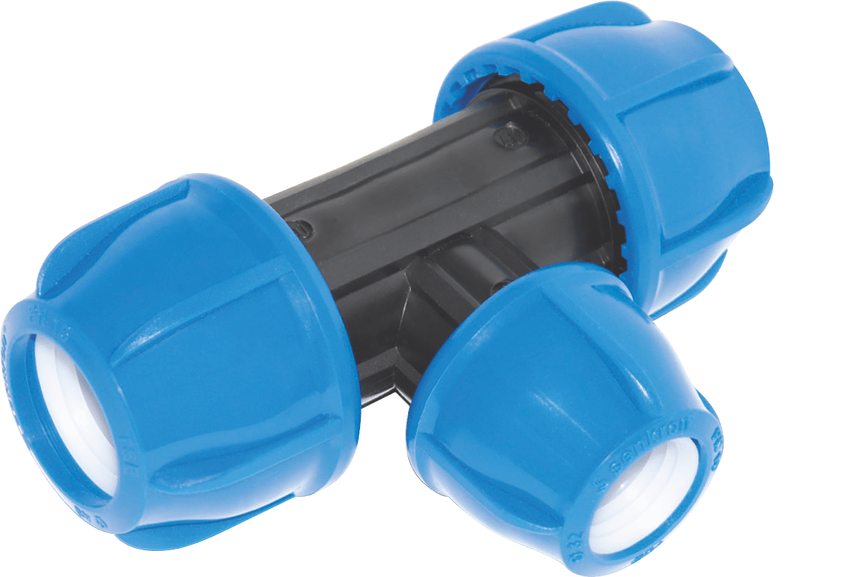 Blue Series Reduction Tee Coupling - Sunstream Irrigation